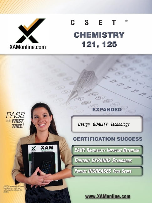Cset Chemistry 121, 125 Teacher Certification Test Prep Study Guide ...