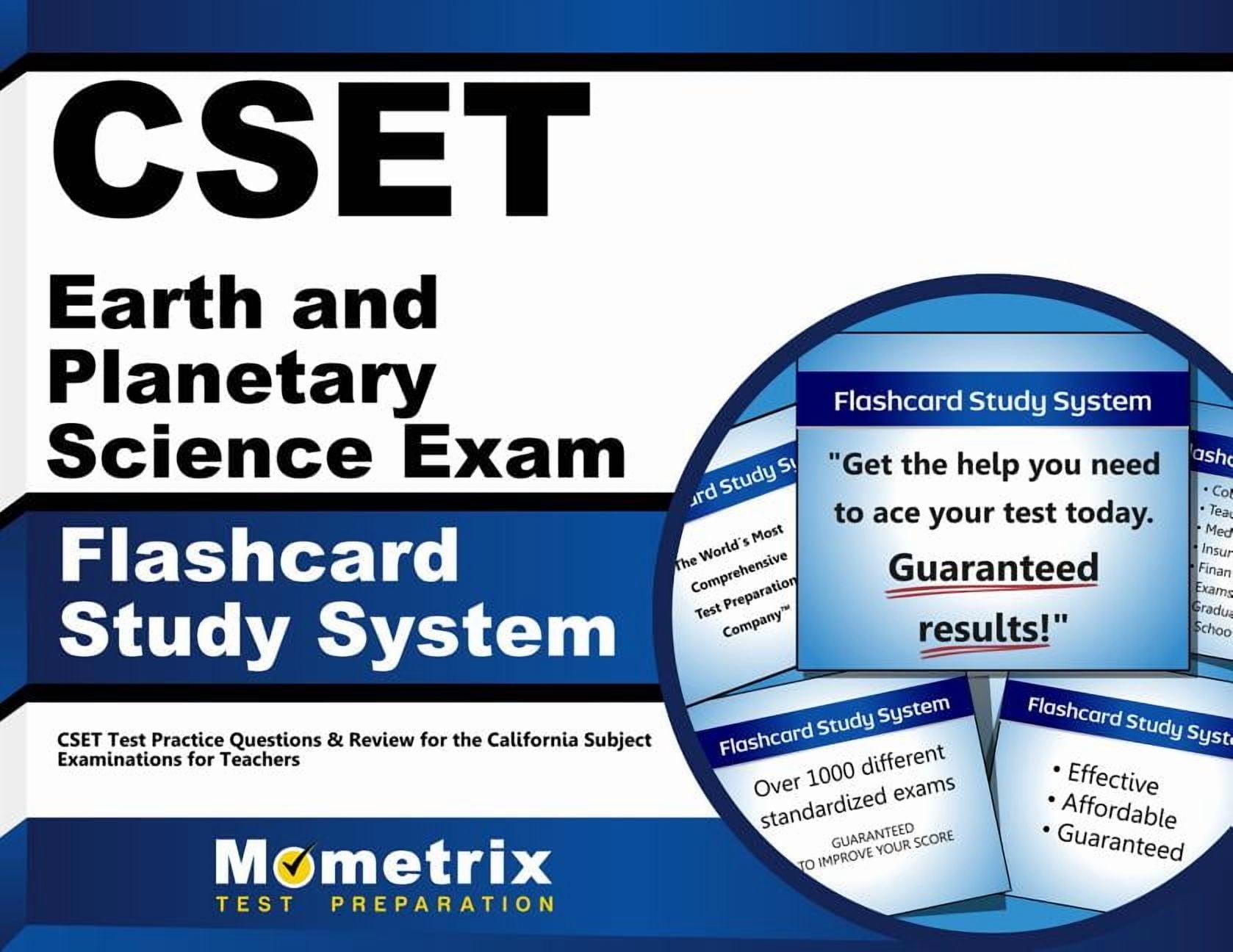 Cset Earth and Planetary Science Exam Flashcard Study System : Cset ...