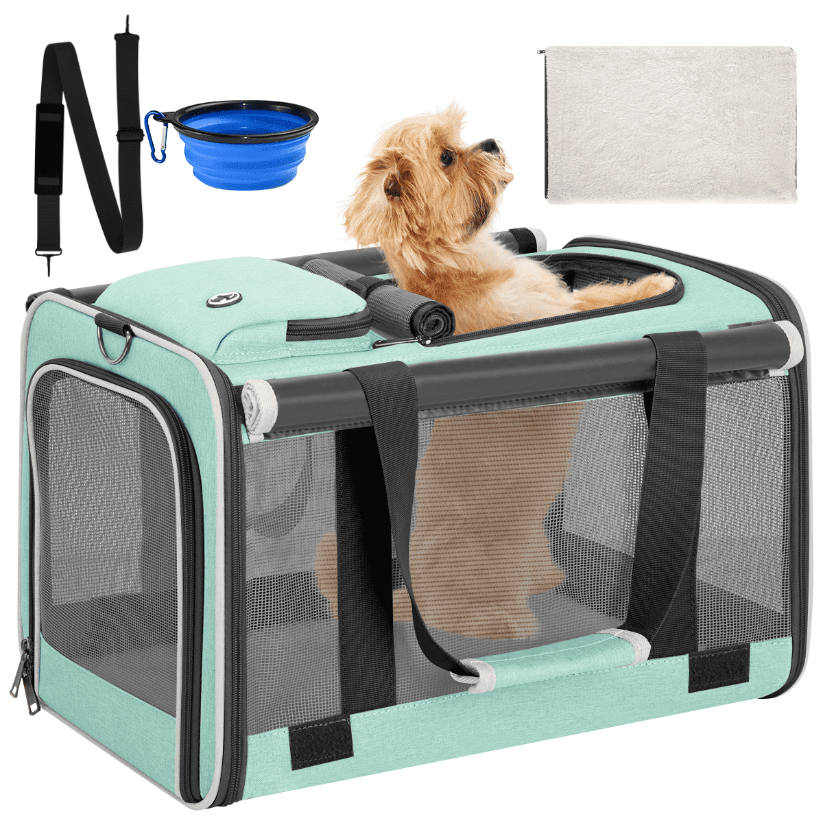 CshidWorld Cat Carriers for Large Cats up to 25LB, Large Cat Carrier ...