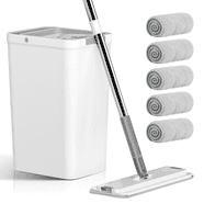 Swiffer Sweep + Mop Deluxe, Kit Includes 1 Sweep + Mop Device, 3 Heavy ...