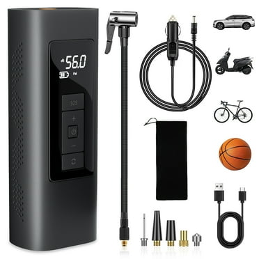 12V DC 150PSI Portable Air Compressor, Auto Shut Off, Digital Display ...