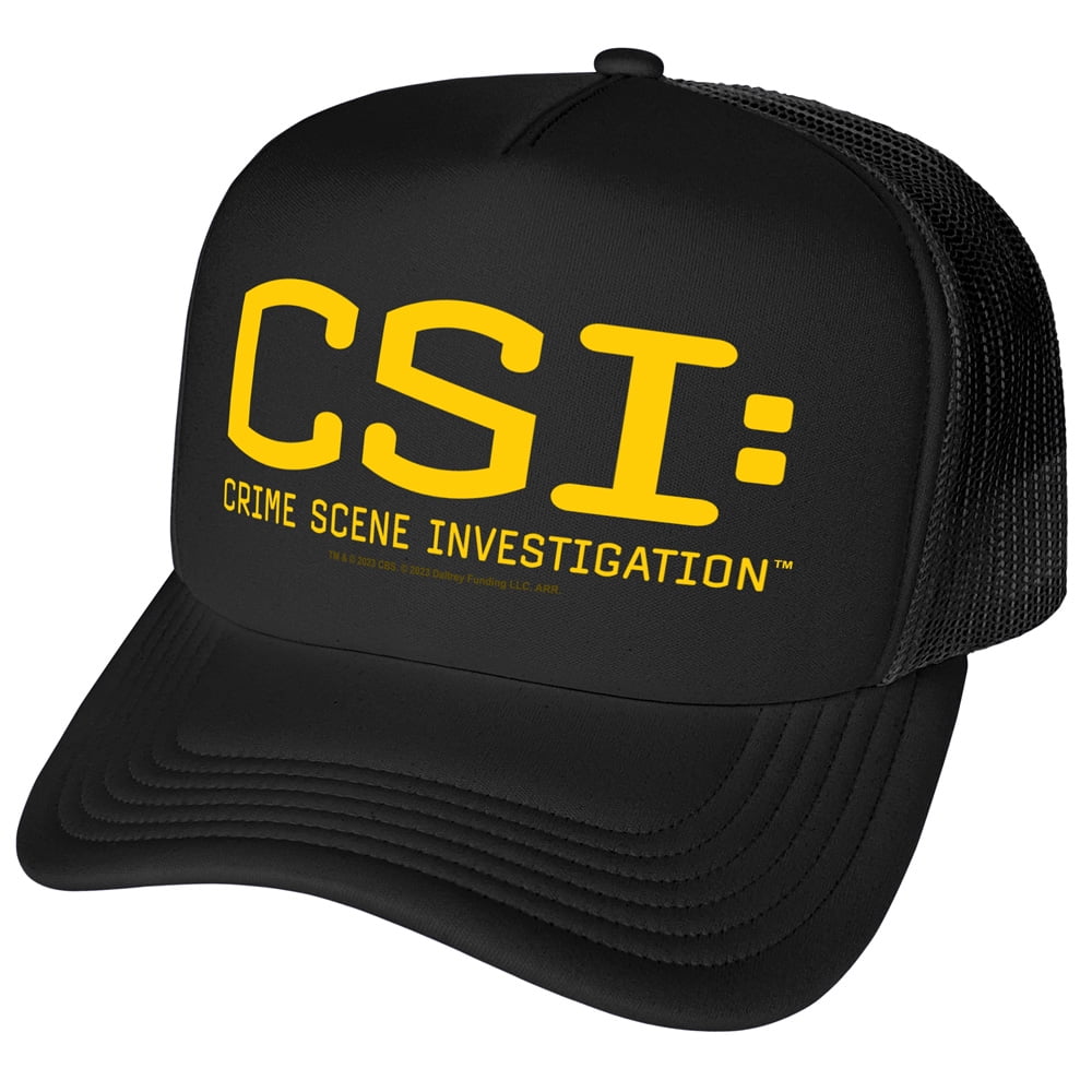 Csi Logo Foam Snapback Trucker Hat - Unisex for Men and Women - Walmart.com