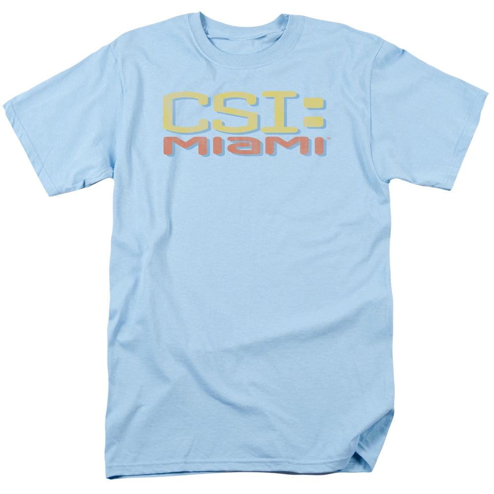 Csi Miami Logo Distressed Officially Licensed Adult T-Shirt S - Walmart.com