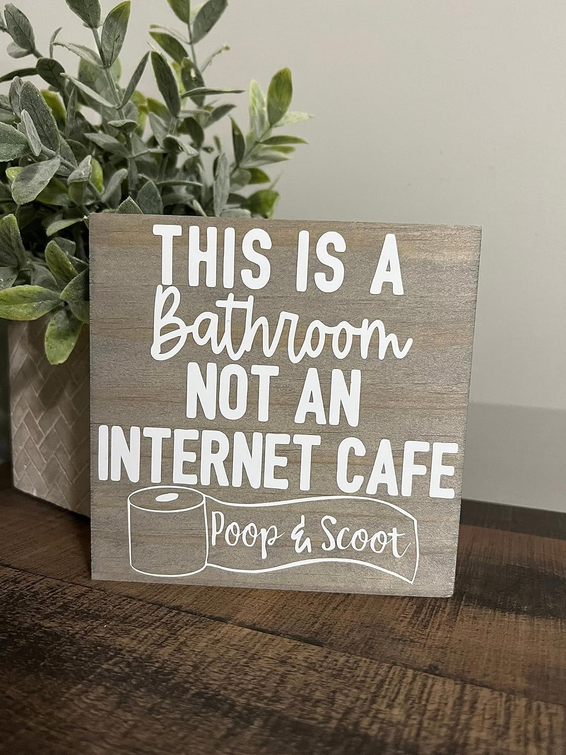 Cskhip Bathroom Humor Signs, It'S A Bathroom, Not An Internet Cafe ...