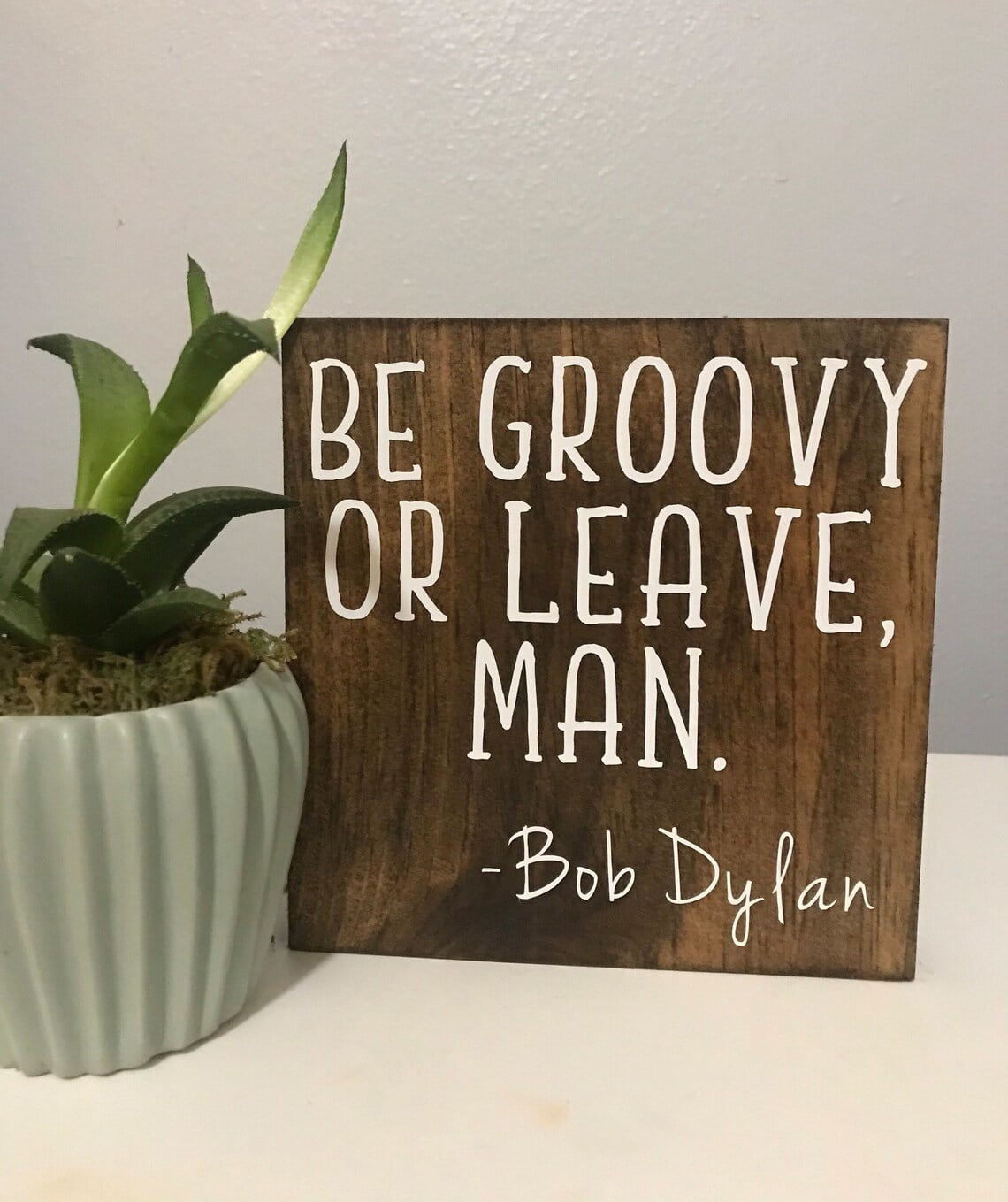 Cskhip Be Groovy Or Leave Man Vintage Farmhouse Sign,Antique Wood Sign ...