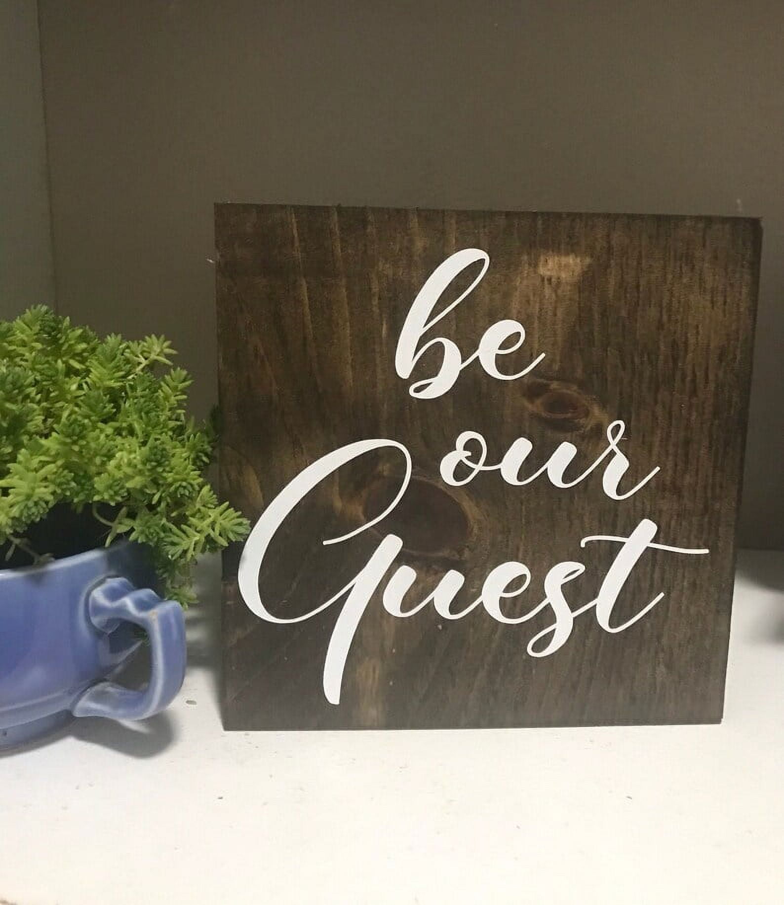 Cskhip Be Our Guest Vintage Farmhouse Sign,Antique Wood Sign Plaque ...