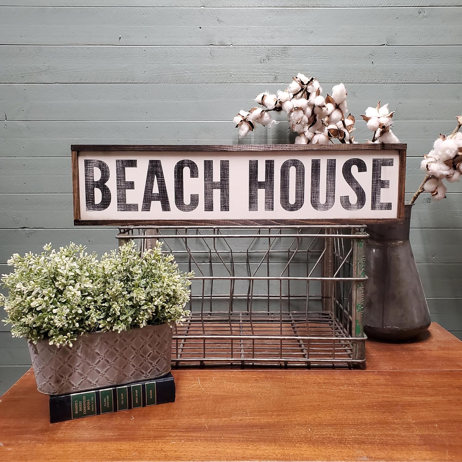 Cskhip Beach House Sign, Beach House Decor, Coastal Decor, Coastal Sign ...