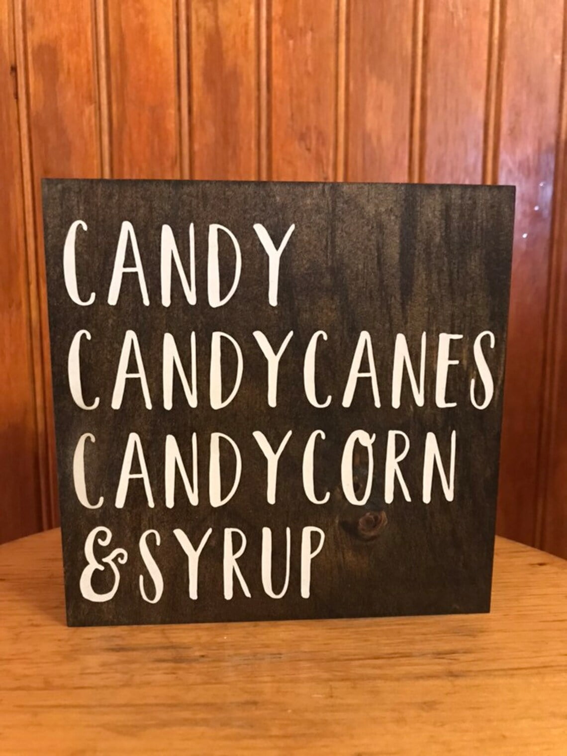 Cskhip Candy Canes Candy Corns & Syrup Vintage Farmhouse Sign,Antique ...