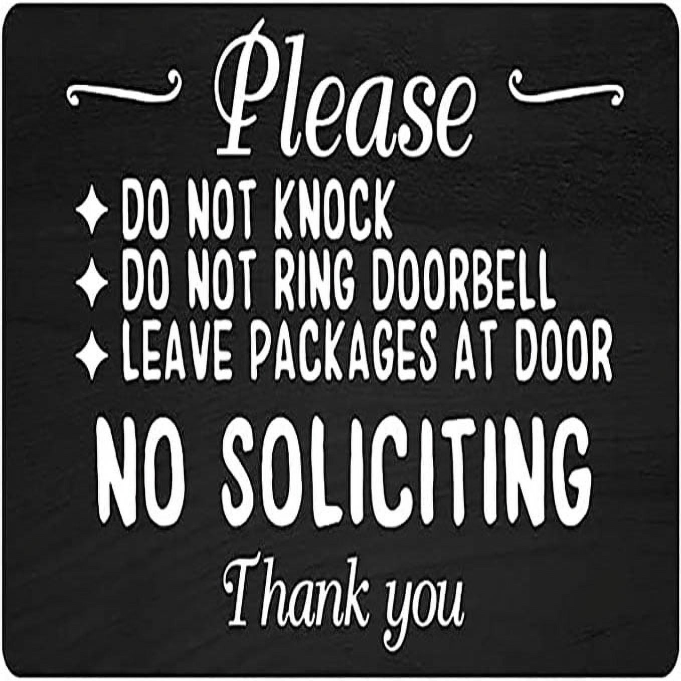 Cskhip Do Not Knock or Ring Doorbell Do not Disturb Vintage Farmhouse ...