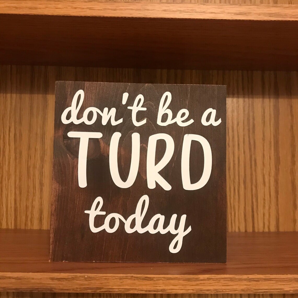 Cskhip Don’T Be A Turd Today Vintage Farmhouse Sign,Antique Wood Sign ...