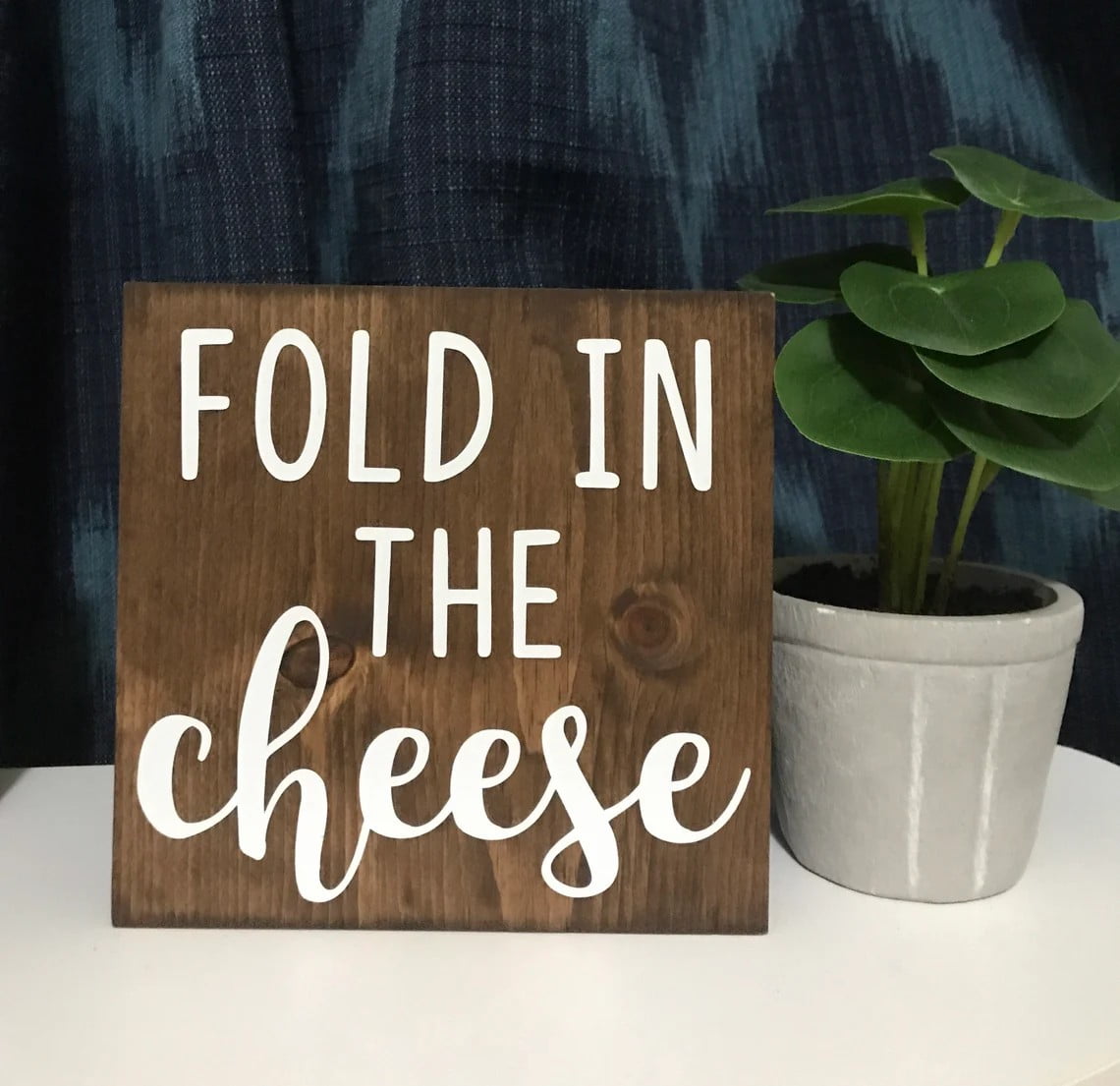 Cskhip Fold In The Cheese Vintage Farmhouse Sign,Antique Wood Sign ...