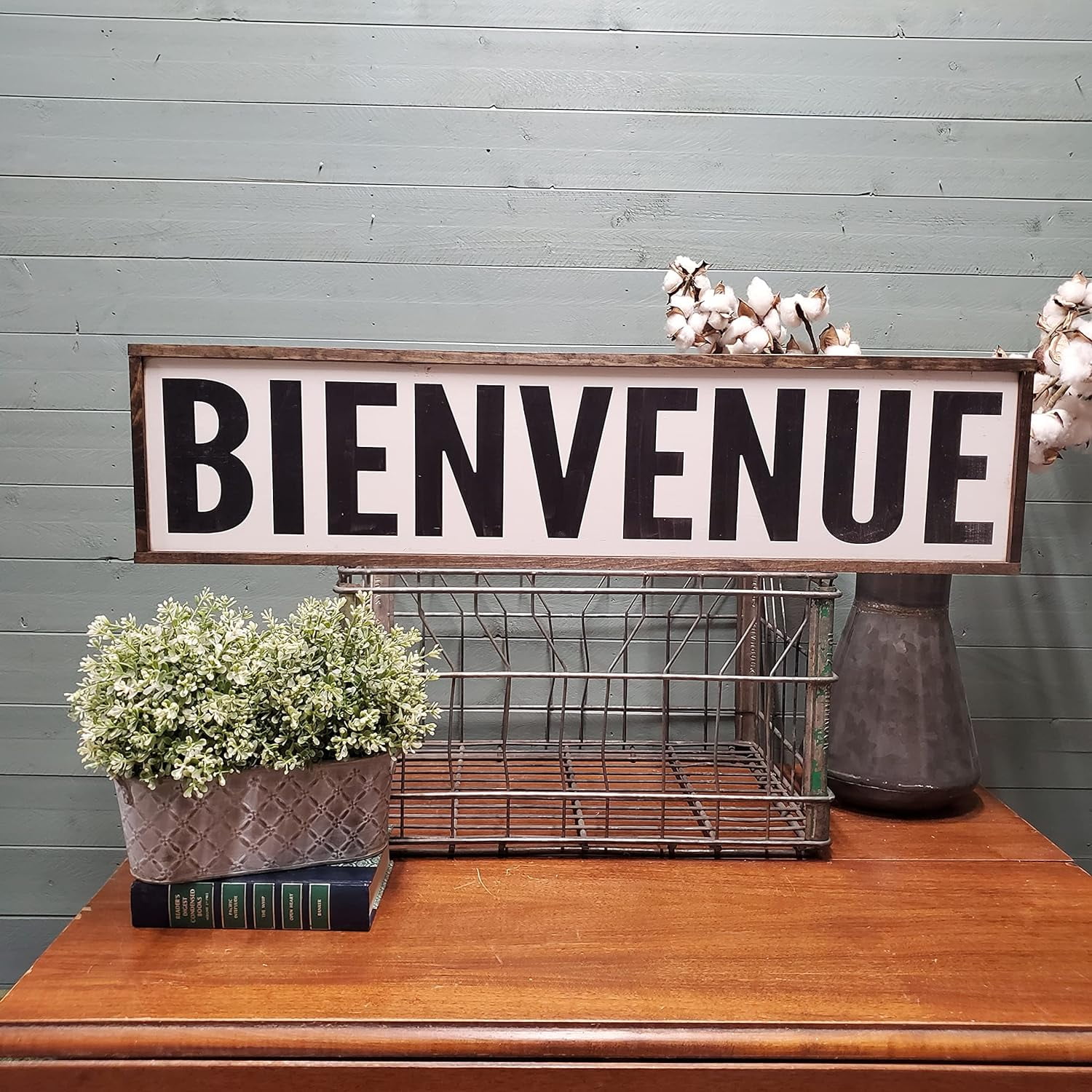 Cskhip French Welcome Sign, Bienvenue Sign, Rustic French Decor, French ...