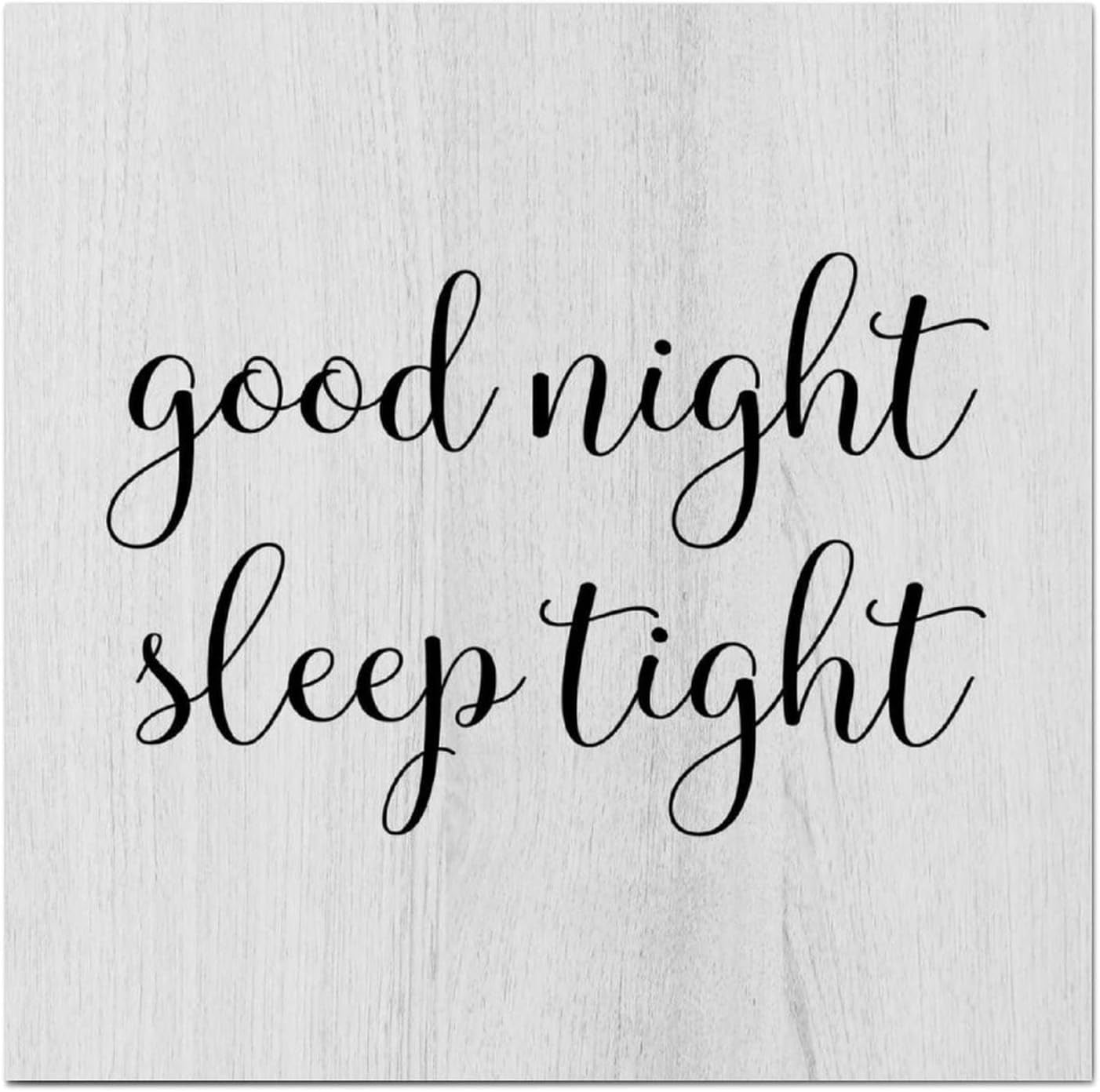 Cskhip Good Night Sleep Tight Wooden Sign Decor Wood Plaque Wall Decor ...