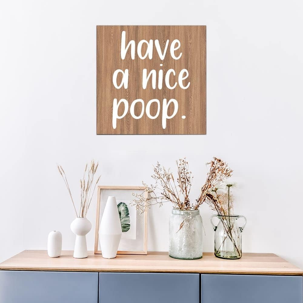 Cskhip Have A Nice Poop Sign Bathroom Sign Cute Have A Nice Poop ...