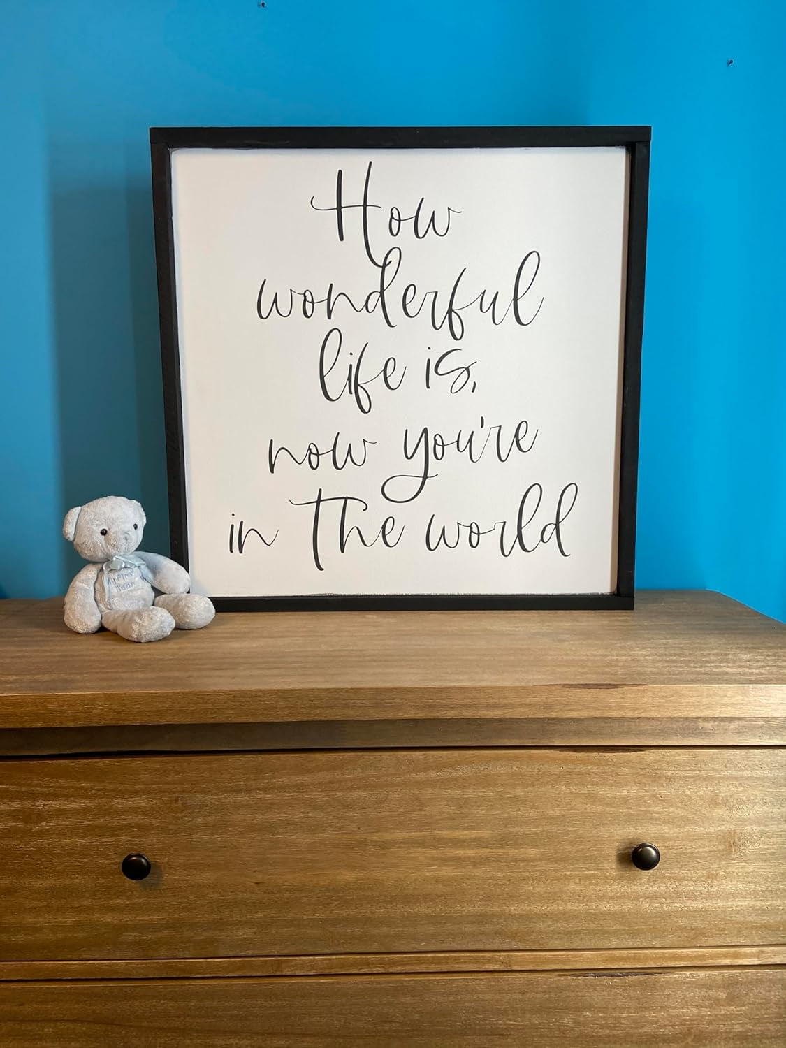 Cskhip How Wonderful Wood Signs For Crafts With Sayings 8x8 Inch ...