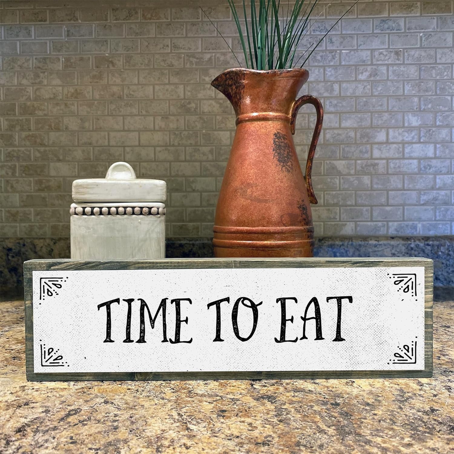 Cskhip Meal Time - Wooden Sign - Kitchen Decor - Rustic Farmhouse ...