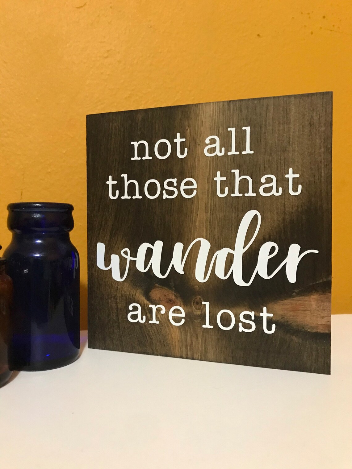 Cskhip Not All Those That Wander Are Lost Vintage Farmhouse Sign ...