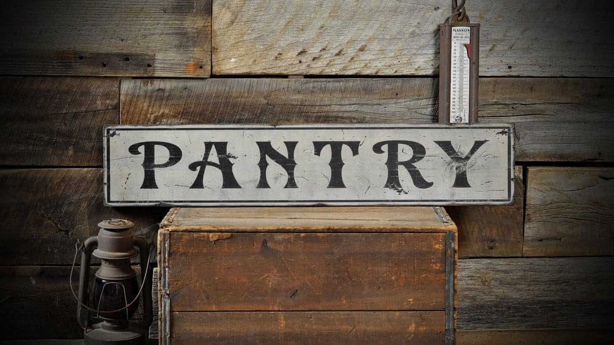 Cskhip Pantry Sign, Kitchen Sign, Kitchen Decor, Kitchen Wall Decor ...