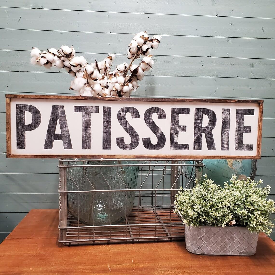 Cskhip Patisserie Sign, French Kitchen Sign, Farmhouse Wall Decor ...