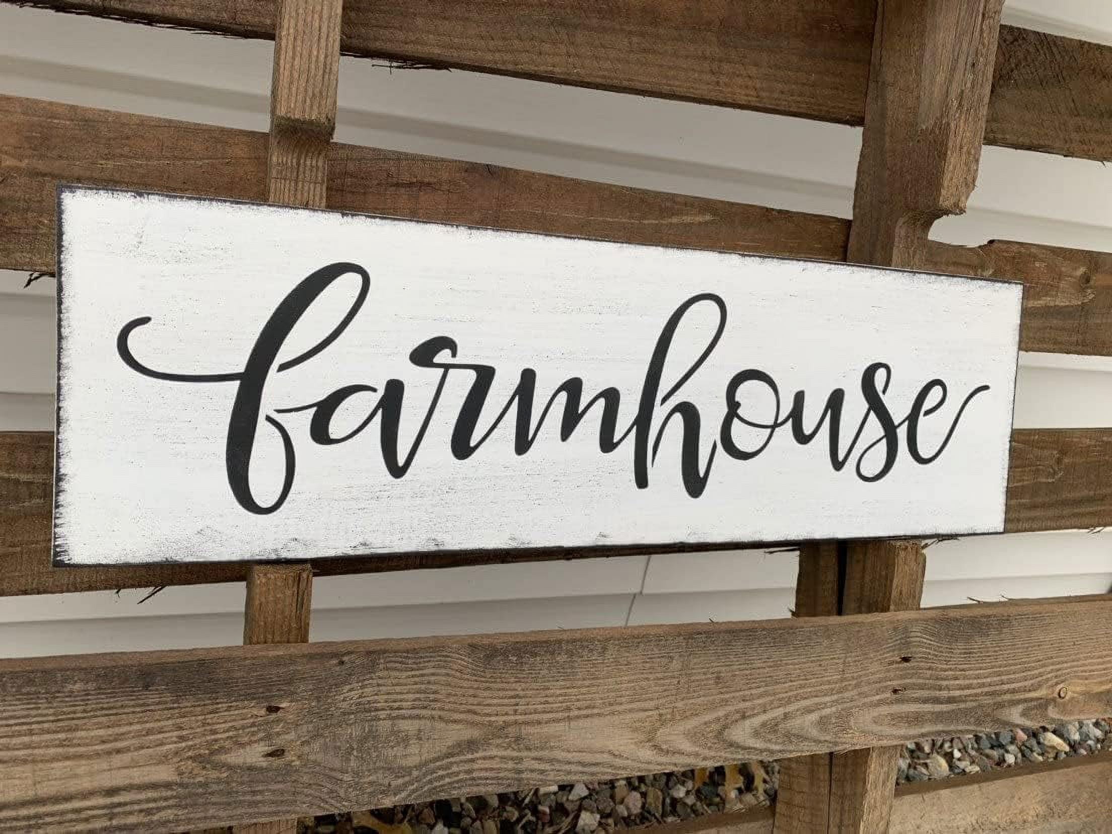 Cskhip Retro Primitive Decor Farmhouse Wood Sign Funny Rustic wood sign ...