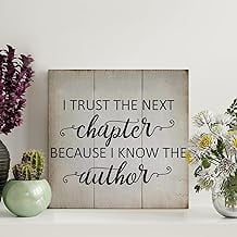 Cskhip Vintage Wood Signs I Trust The Next Chapter Because I Know The ...