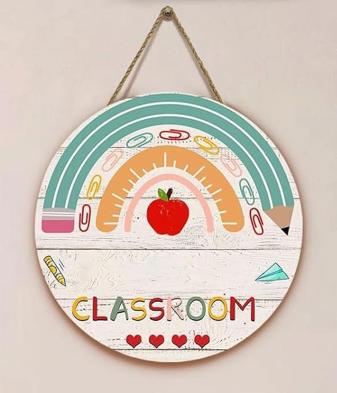 Cskhip Welcome Sign for Classroom Door Decorations Welcome to Our Class ...