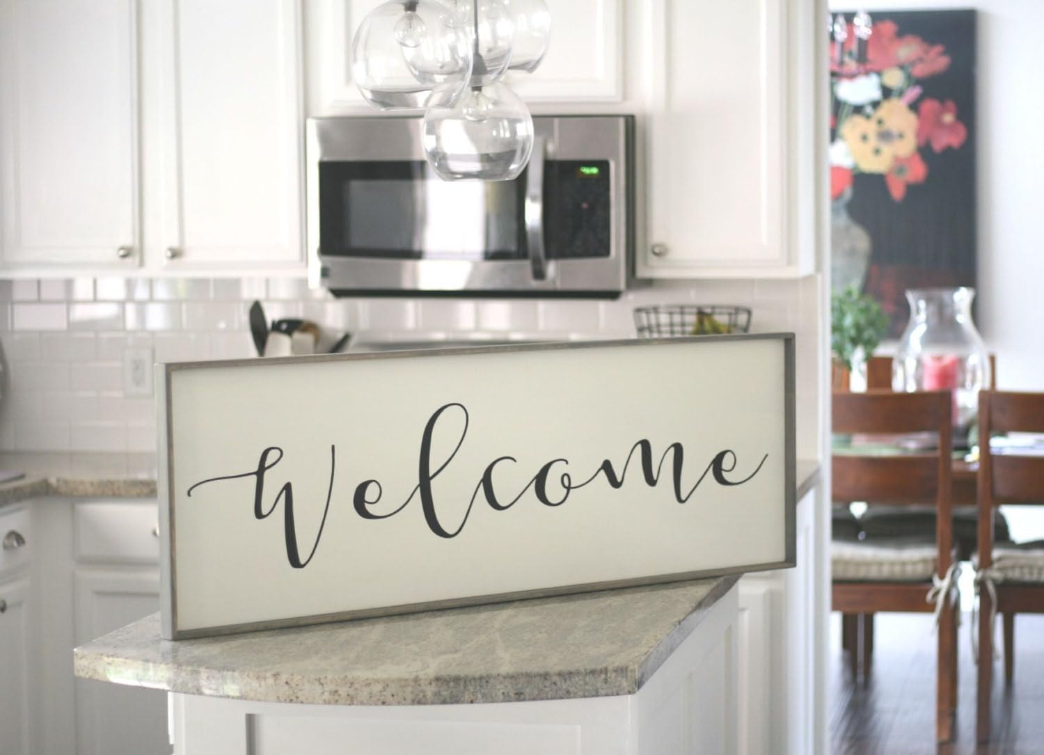 Cskhip Welcome Sign, Large Welcome Wood Sign, Wooden Welcome Sign ...