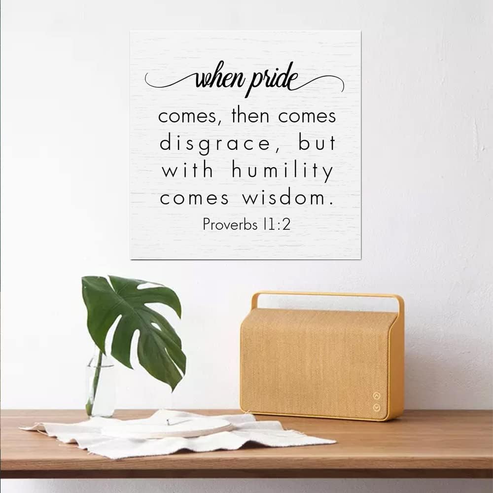 Cskhip When Pride Comes, Then Comes Disgrace, But with Humility Comes ...