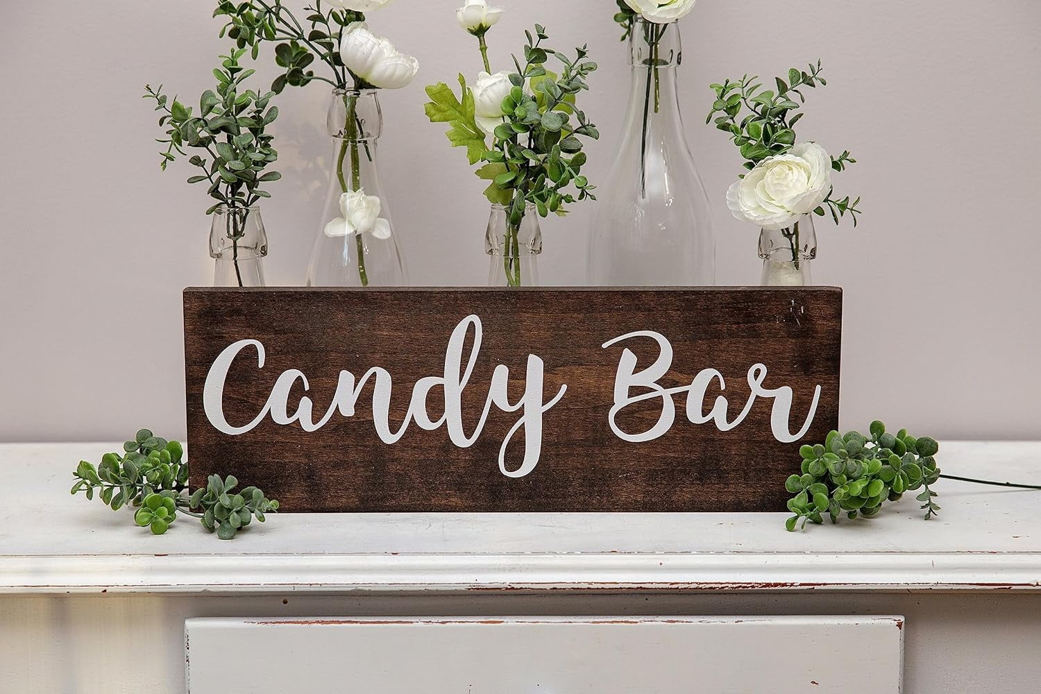 Cskhip Wood Signs Candy Bar sign, wedding sign, sweets table, table ...
