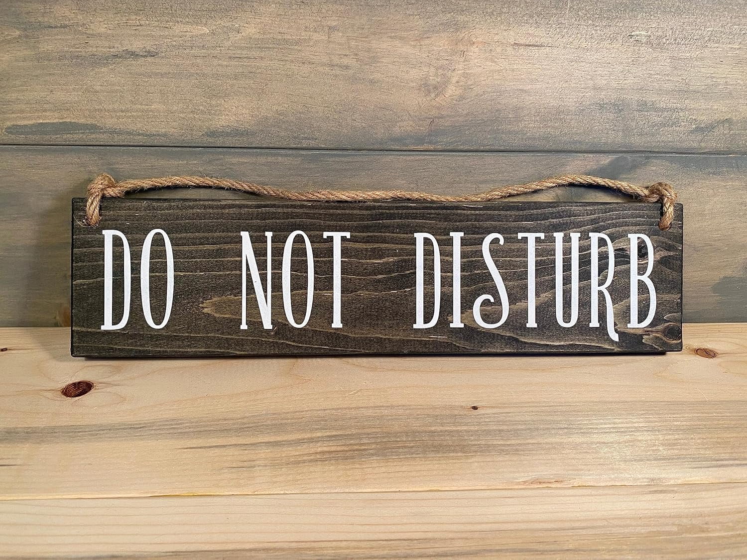 Cskhip Wood Signs Little Do Not Disturb Sign Wooden Signs With Sayings ...