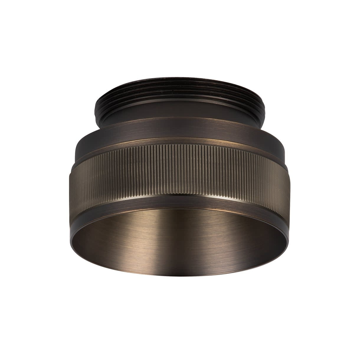 Csl Lighting Bzl-3-Kn Luxe 3" Wide Knurled Metal Bezel - Bronze ...