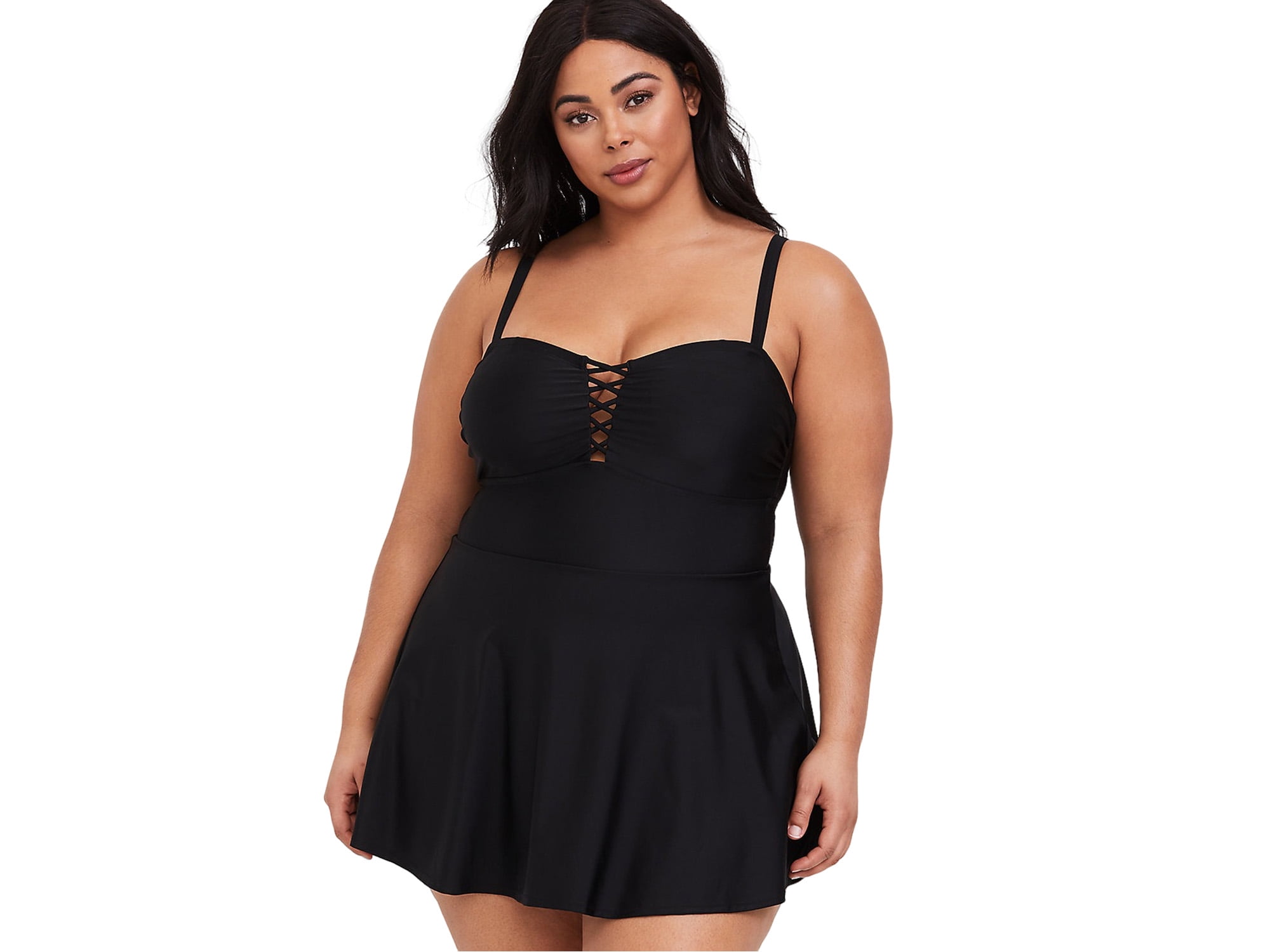 Customer reviews for Csndyce Plus Size Skirt Swimsuit for Women One Piece Tummy Control Swimwear ...