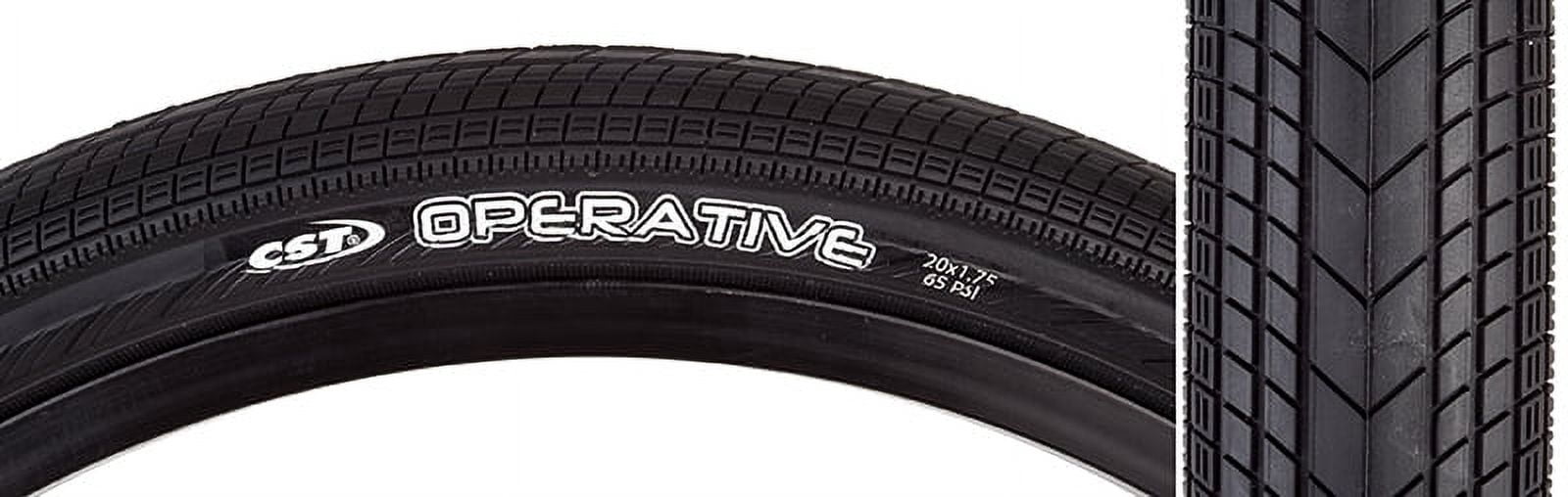Cst Premium Operative 20 x 1.75 Clincher Wire TPI 65 Black/Black ...
