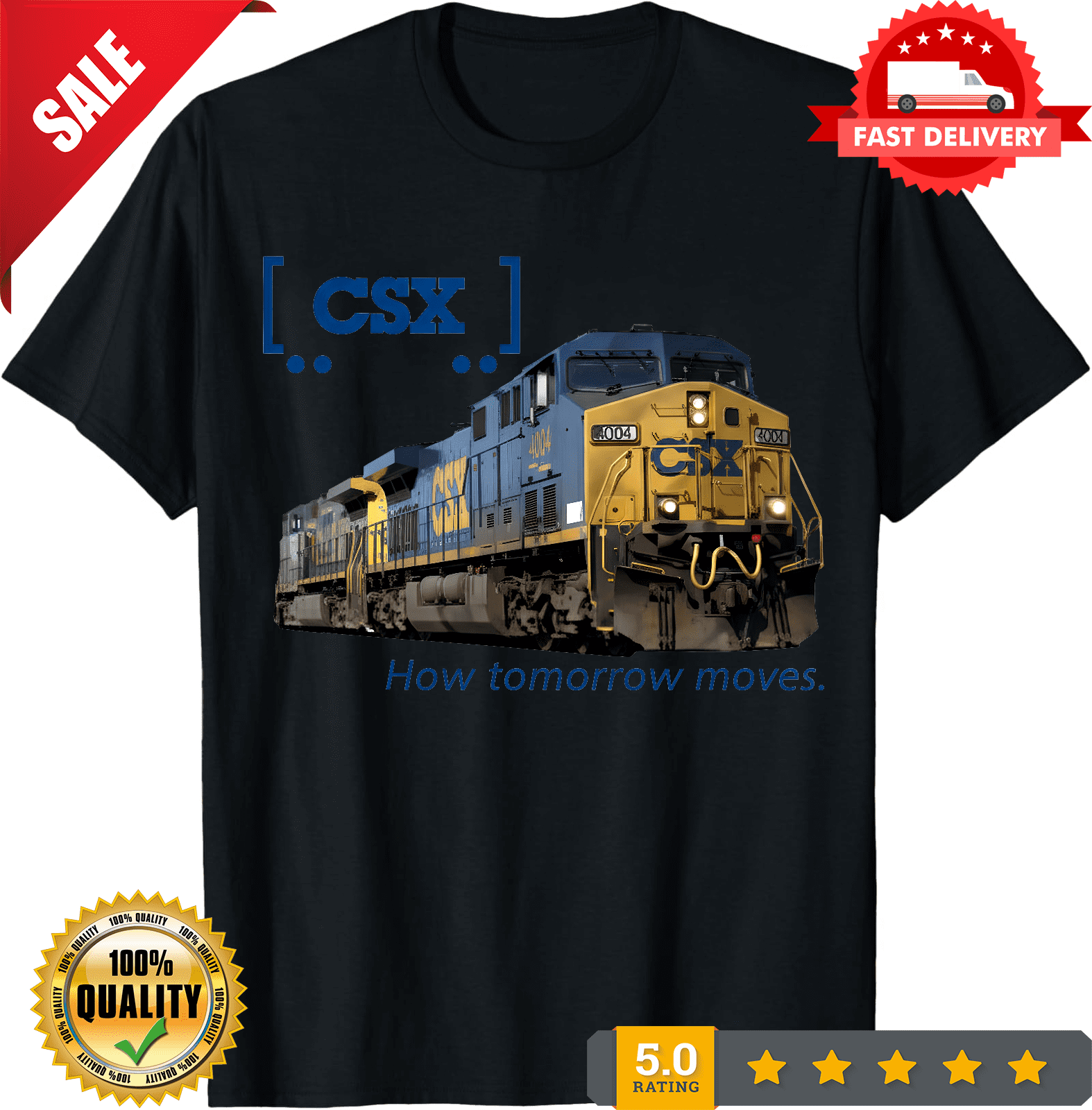 Csx GEs Train T-Shirts, ULTRA LIMITED-TH68512 - Walmart.com