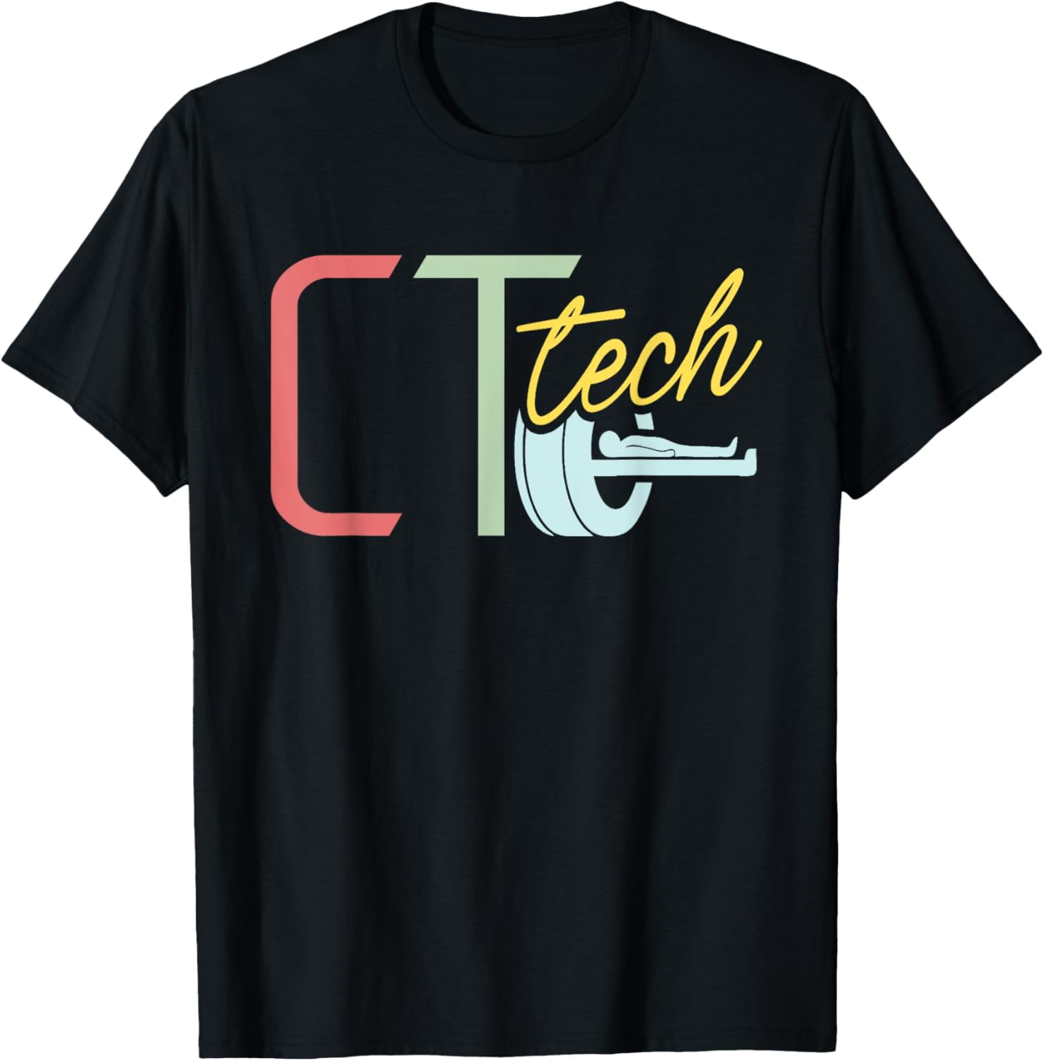 Ct Tech Tshirt - CT Technologist Radiology T-ShirtMen and women, Black ...