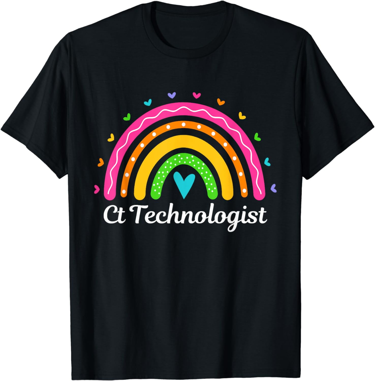 Ct Technologist Rainbow X-Ray MRI Tech Radiology Technician T-Shirt ...