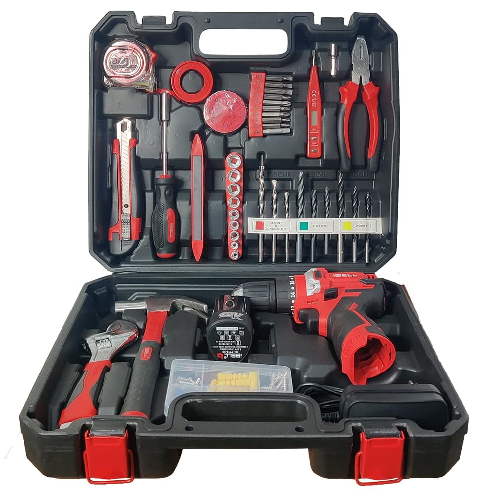 Ct1230 Tool Kit With Cordless Impact Drill Machine & 101 | Home ...