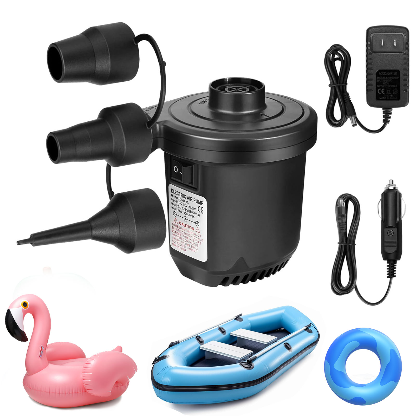 Intex Quick-Fill AC Electric Pump, Powered for Large Inflatables ...