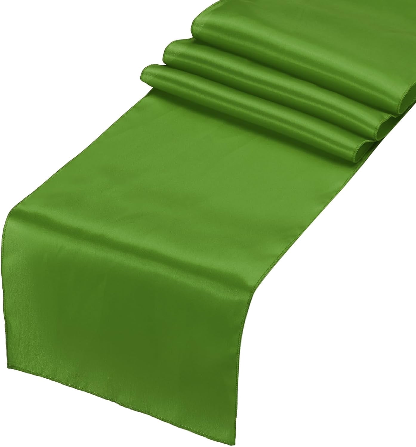 Cterwk 1 Pack Satin Table Runner 12 x 108 Inch Long Party Table Runner ...