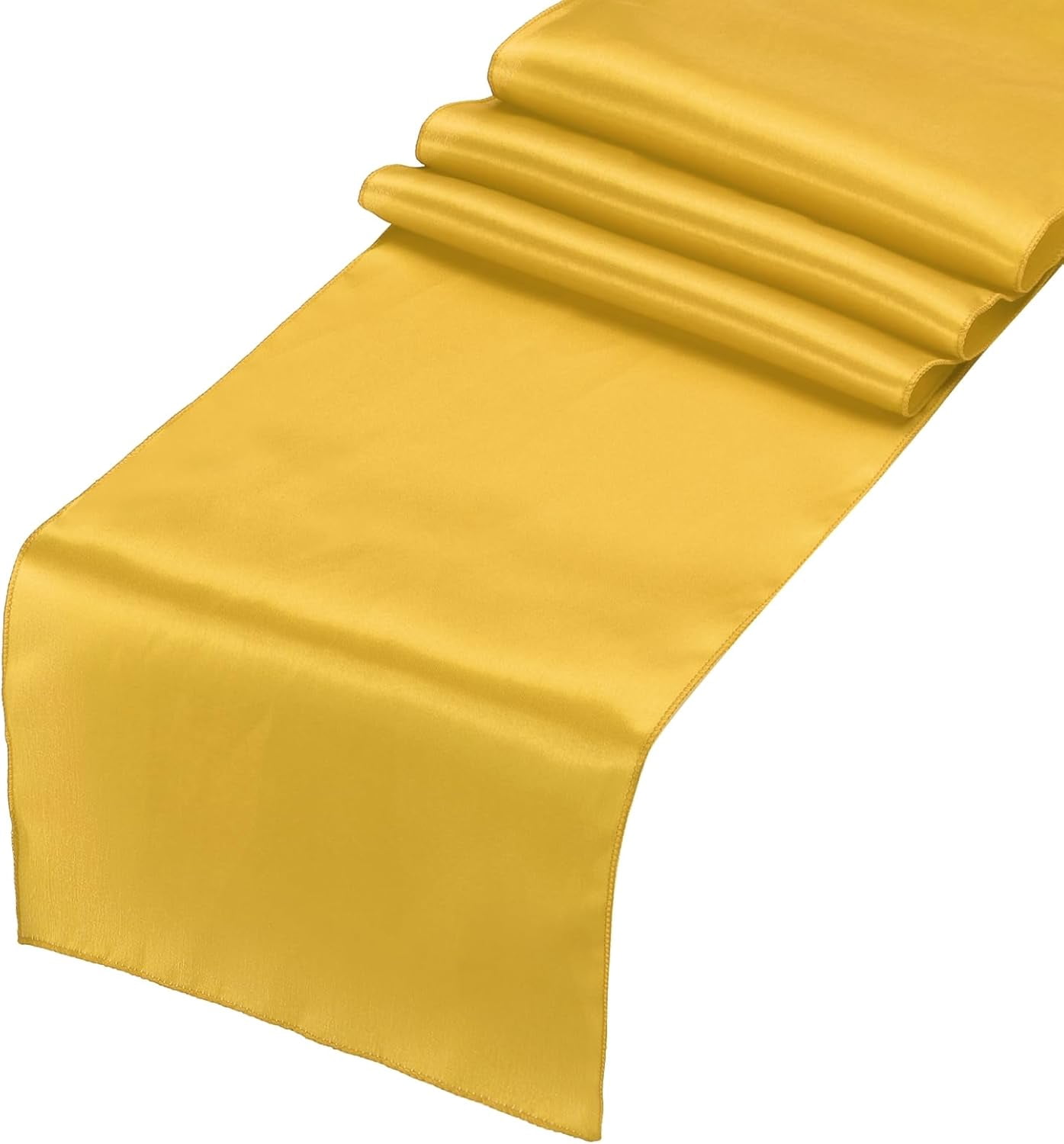 Cterwk 1 Pack Satin Table Runner 12 x 108 Inch Long Party Table Runner ...