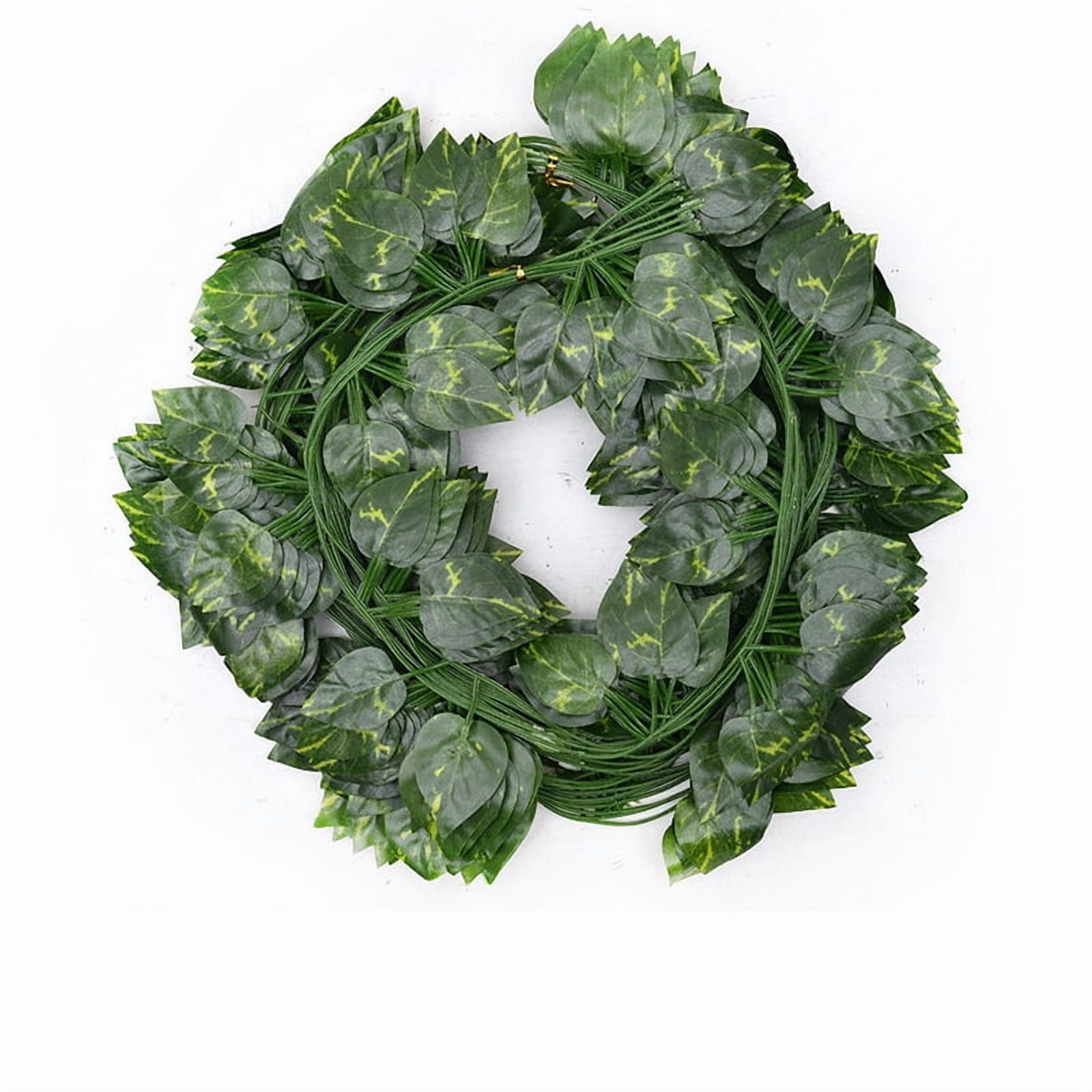 Cterwk 12 Pack Artificial Ivy Vines Plants Fake Leaf Garlands Hanging ...