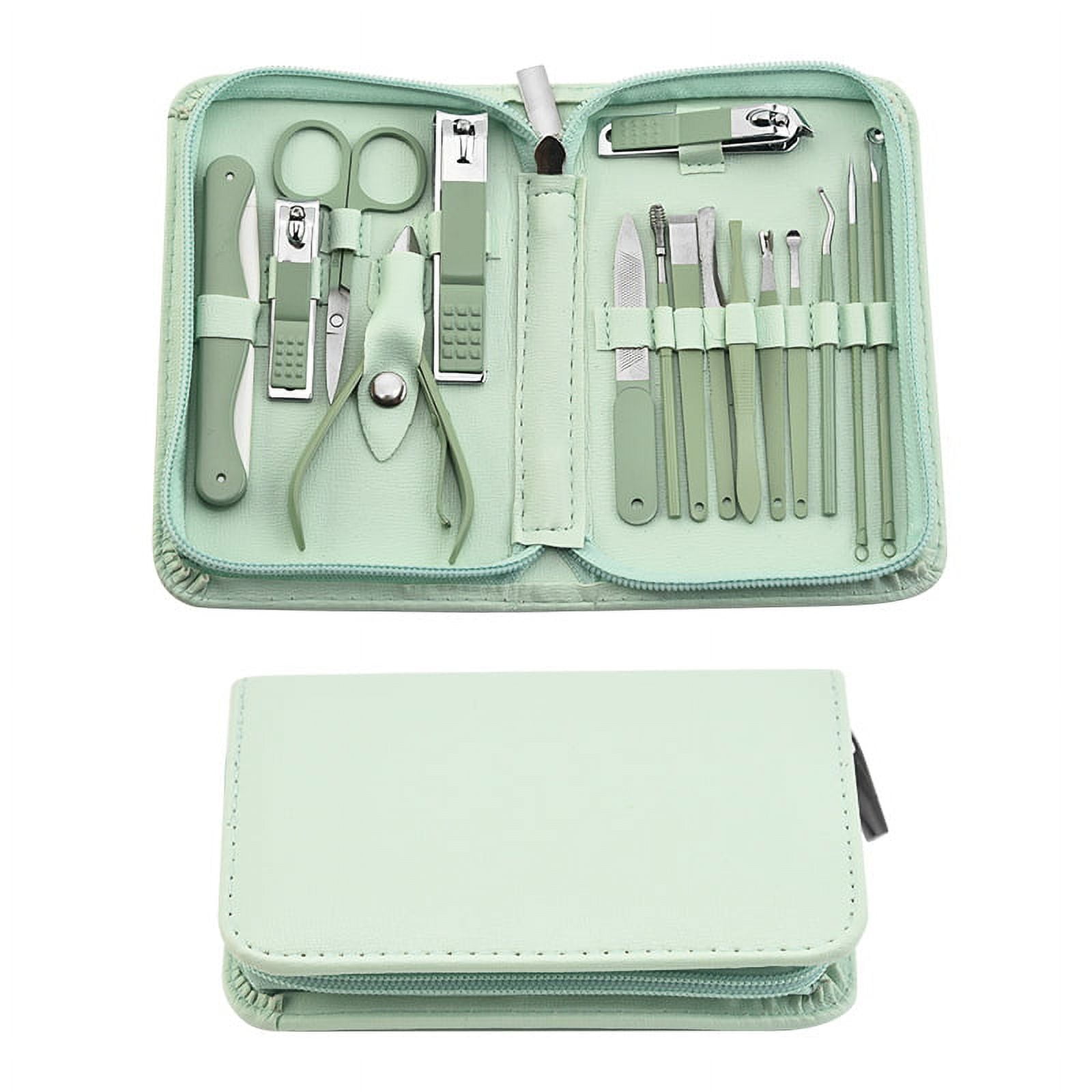 Cterwk 16 Pack Manicure Pedicure Kit Nail Clippers Set Fingernail ...