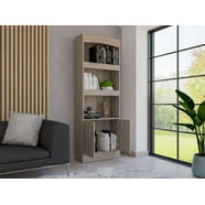 Living Essentials Corp. 72" Halston Standard 5-Tier Bookshelf ...