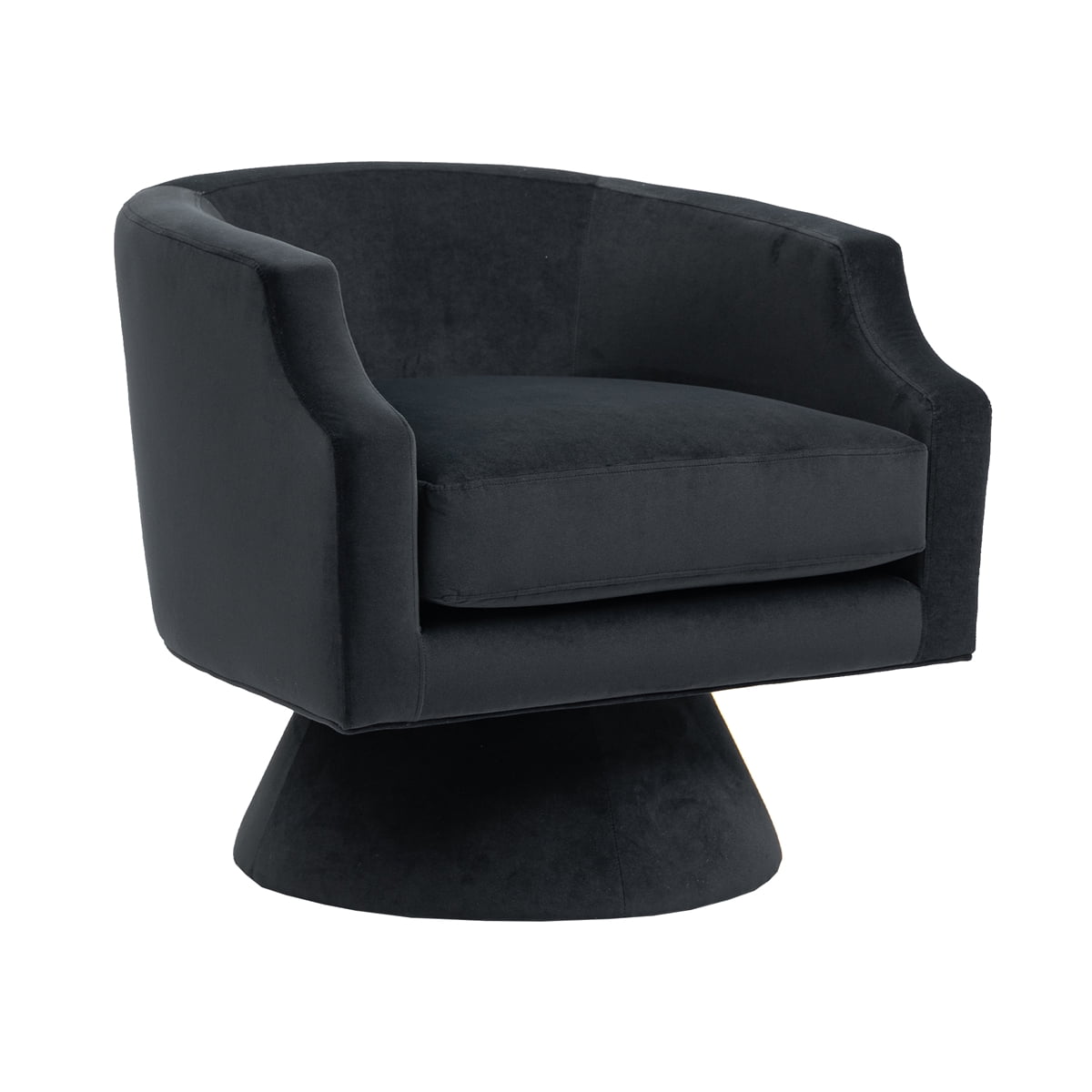 Cterwk 360 Degree Swivel Cuddle Barrel Accent Sofa Chair, Round ...