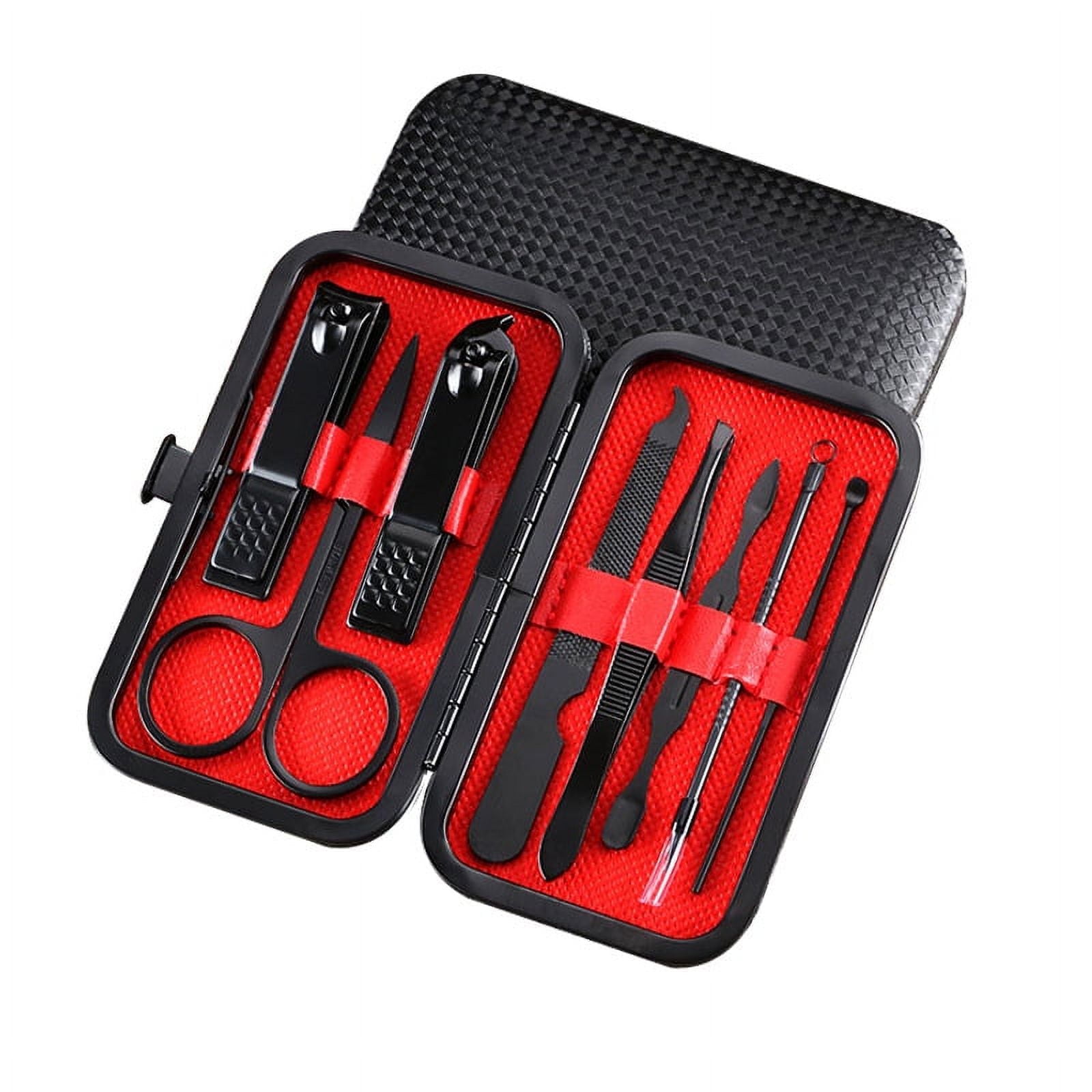 Cterwk 8 Pack Professional Nail Clipper Kit Manicure Set Stainless ...
