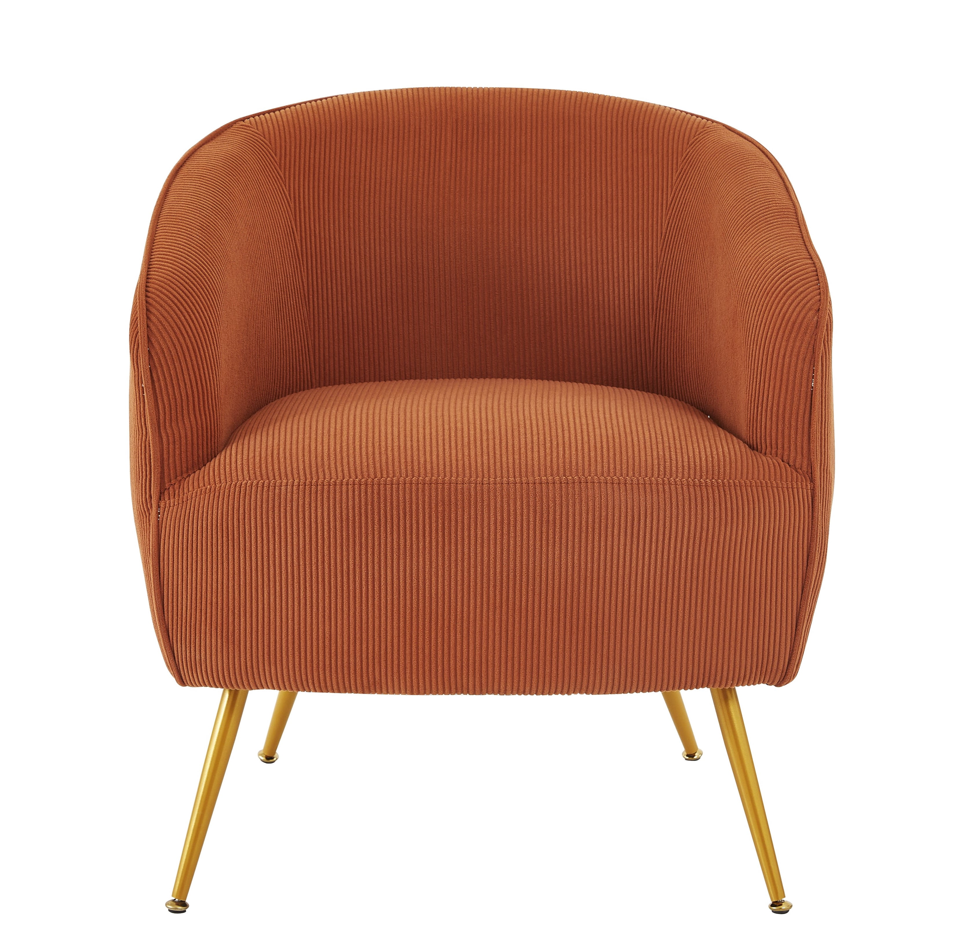 Cterwk Corduroy Accent Chair with Metal Legs, Modern Upholstered ...