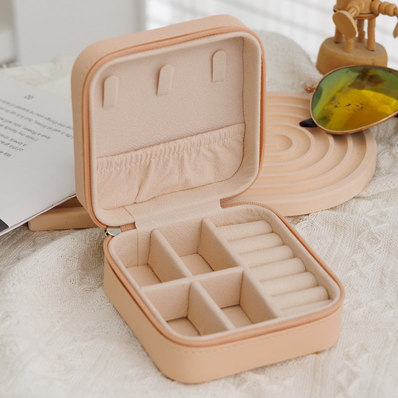 Cterwk Jewelry Case Small Jewelry Storage Box Jewelry Organizer ...