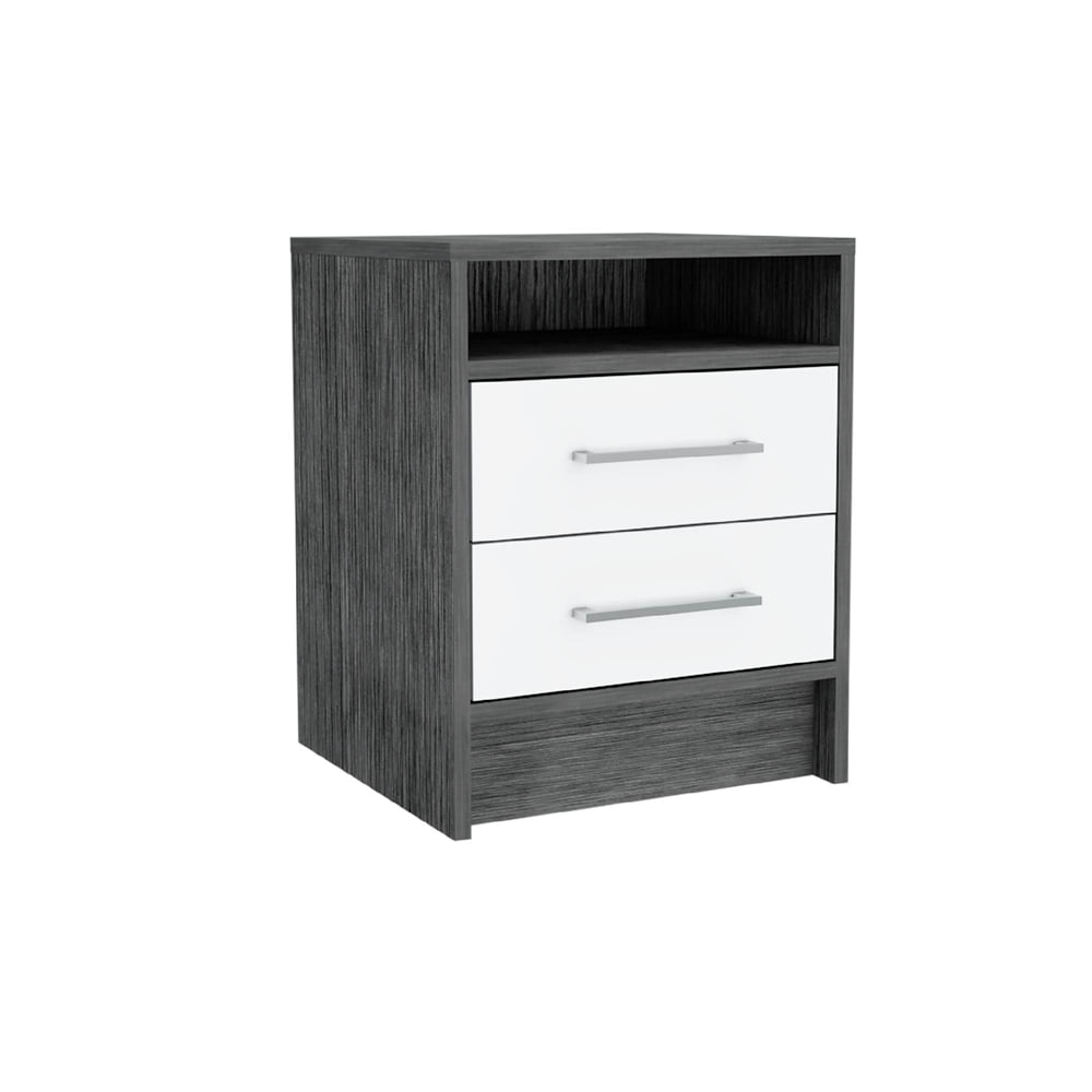Cterwk Nightstand, Superior Top, 2 Drawer, White - Walmart.com