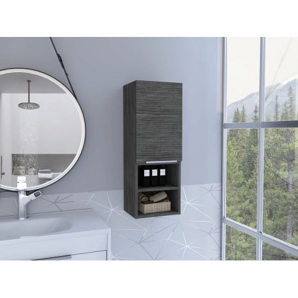 Cterwk Single Door Bathroom Cabinet with 2 Interior Shelves and 2 ...