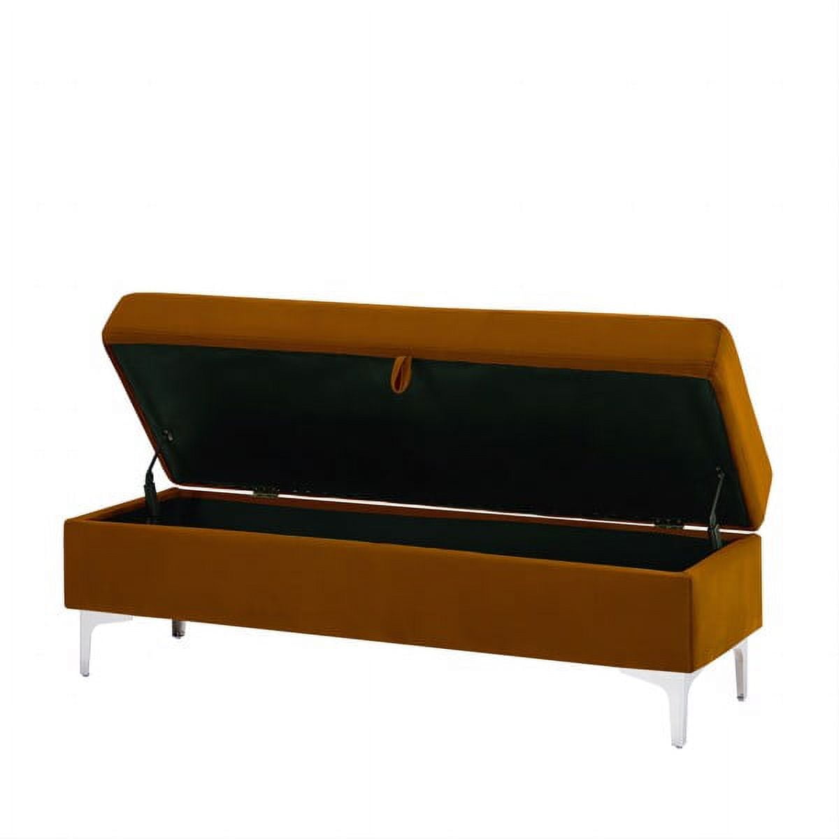 Cterwk Storage Bench Solid Color 2 Seater Furniture Living Room Sofa ...